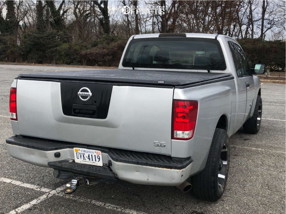 2008 Nissan Titan with 18x9 -12 K2 Offroad Fitz and 265/75R18 General ...