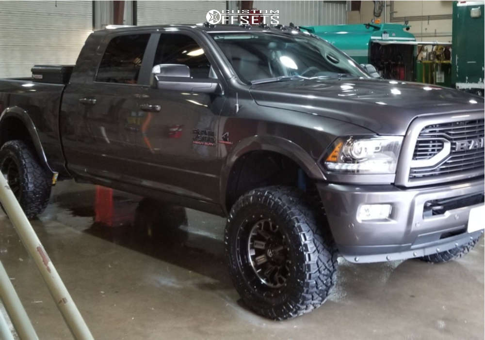 2018 Ram 2500 with 20x10 -18 Fuel Crush and 35/12.5R20 Nitto Ridge ...