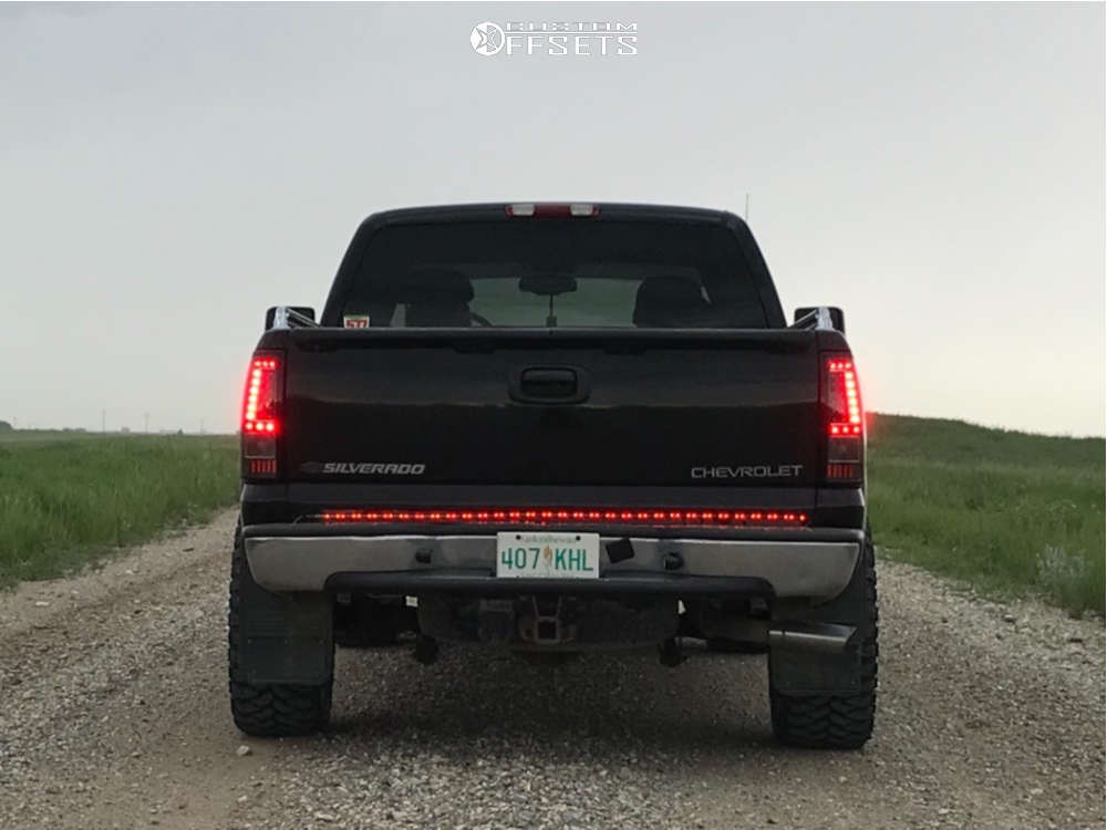 2005 Chevrolet Silverado 1500 with 20x10 -24 Anthem Off-Road Equalizer ...