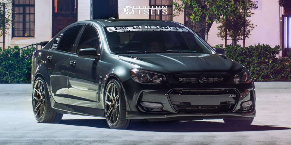 2017 Chevrolet SS with 20x9 35 Ace Wheels AFF02 and 255/35R20 Michelin ...