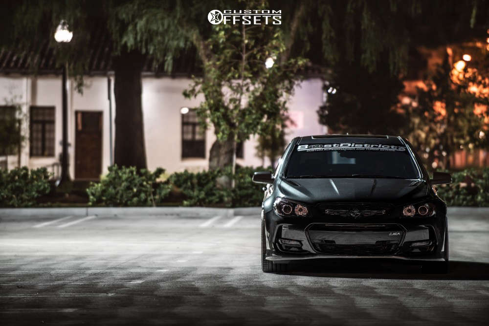 2017 Chevrolet SS with 20x9 35 Ace Wheels AFF02 and 255/35R20 Michelin ...