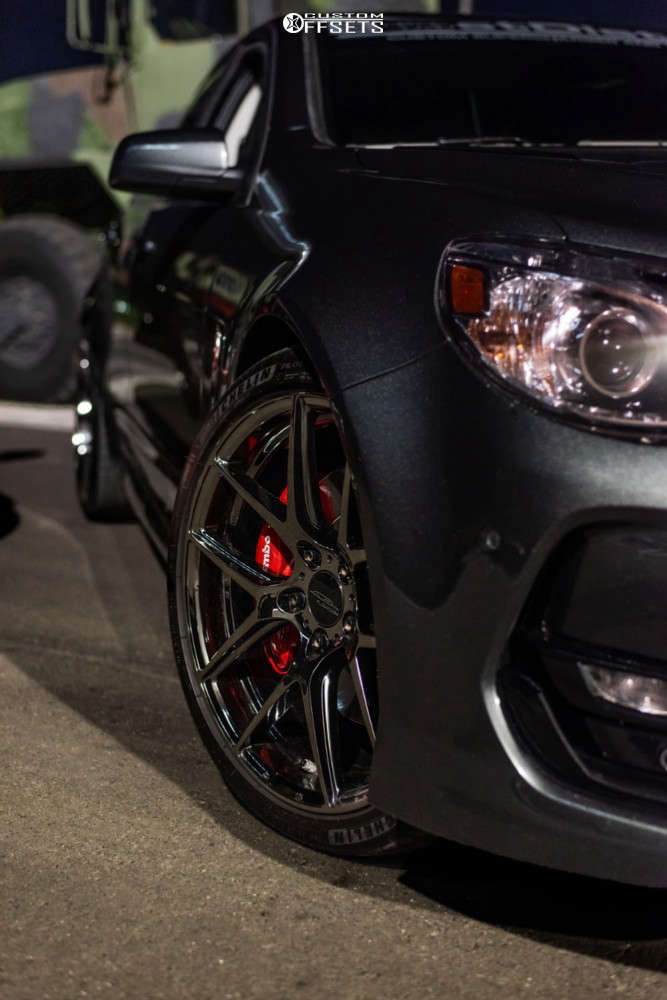 2017 Chevrolet SS with 20x9 35 Ace Wheels AFF02 and 255/35R20 Michelin ...