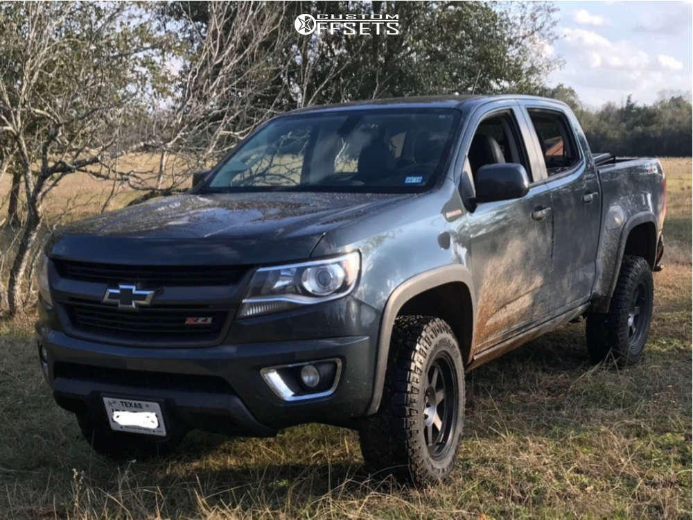 2017 Chevrolet Colorado with 18x9 -6 Mayhem Prodigy and 275/65R18 ...