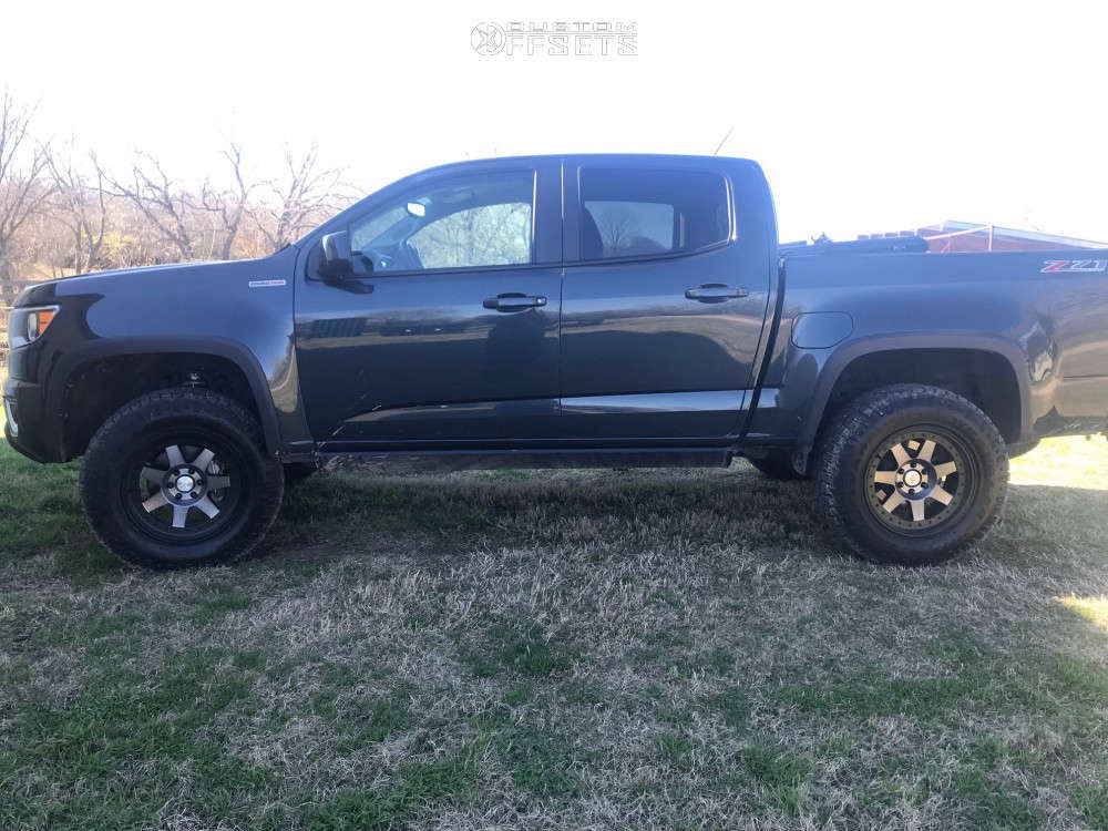 2017 Chevrolet Colorado with 18x9 -6 Mayhem Prodigy and 275/65R18 ...
