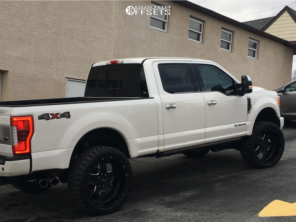 2017 Ford F-250 Super Duty with 26x11 -24 Tuff T10 and 37/13.5R26 RBP ...