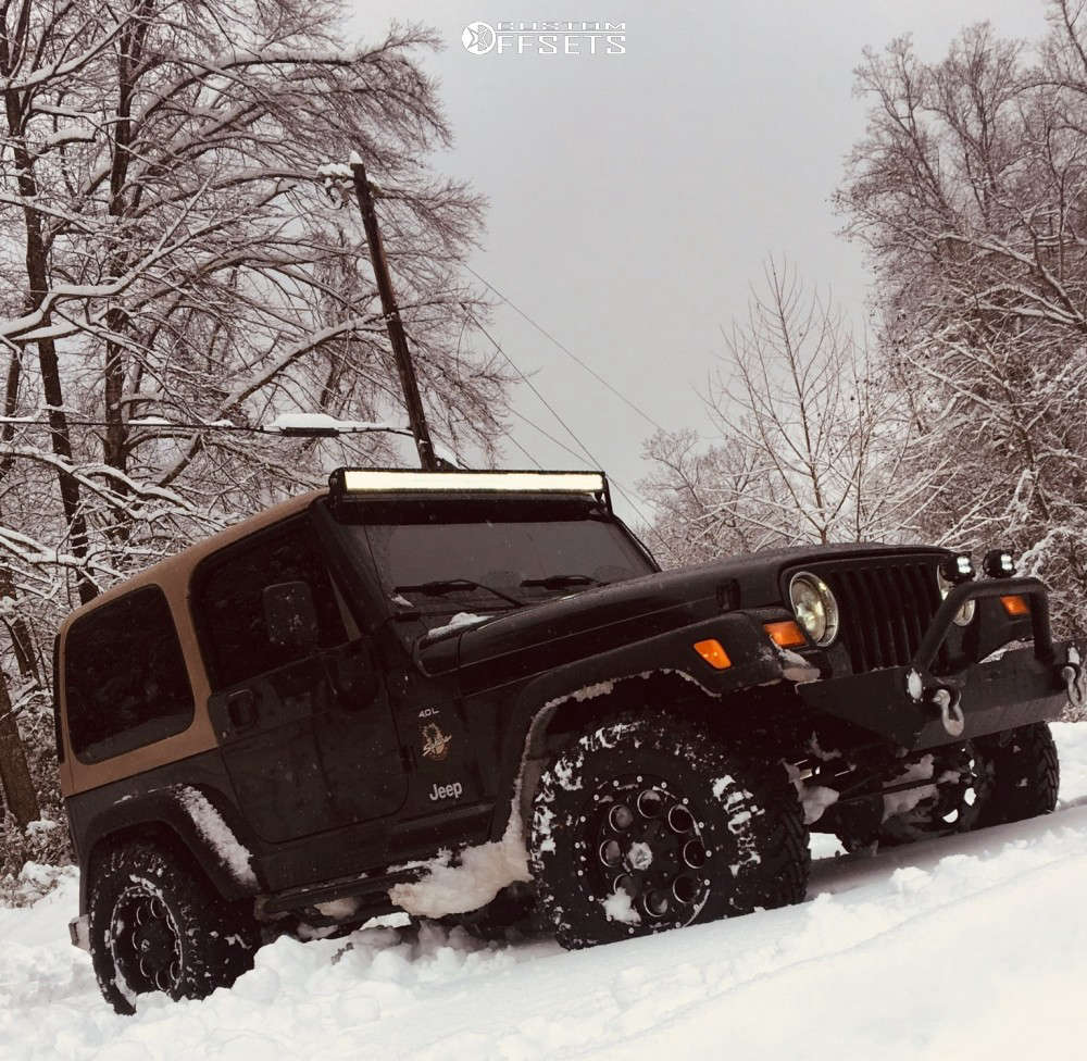 1999 Jeep TJ with 16x8 1 Fuel Revolver and 265/75R16 Atturo Trail Blade ...