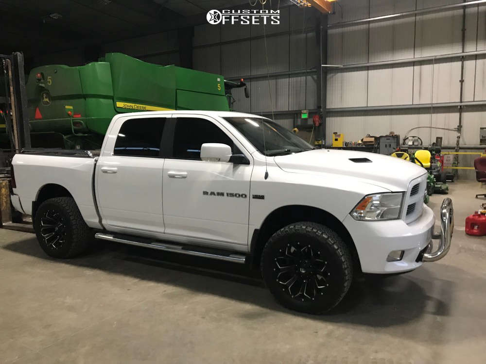 2012 Ram 1500 with 20x12 -44 Fuel Assault and 305/55R20 BFGoodrich All ...