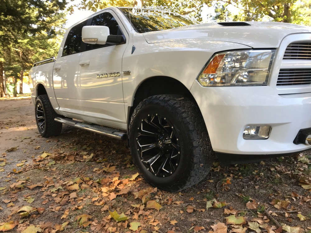 2012 Ram 1500 with 20x12 -44 Fuel Assault and 305/55R20 BFGoodrich All ...