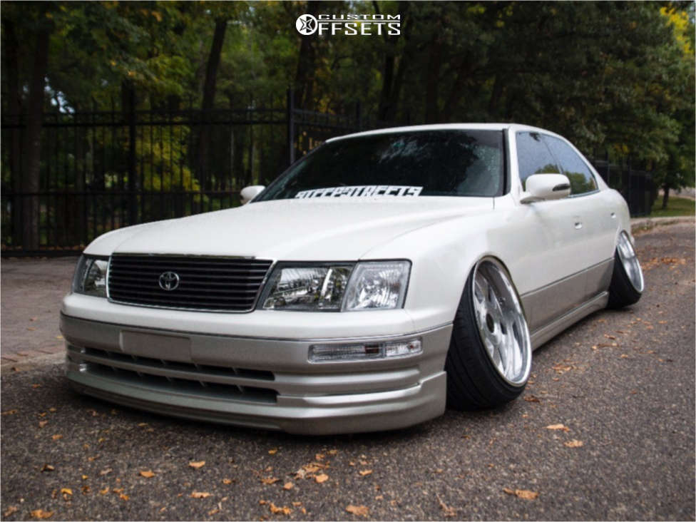 1996 Lexus LS400 with 19x10 32 SSR Vienna Kreis and 225/35R19 Ironman ...