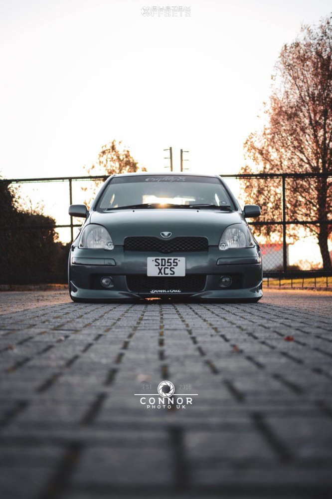 2005 Toyota Yaris with 16x8 0 JR Killer and 165/45R16 Nankang NS2 and ...