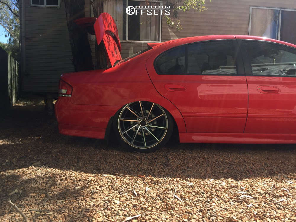 2005 Ford Falcon XR6 with 20x9 35 INOVIT Turbine and 235/35R20 Achilles ...