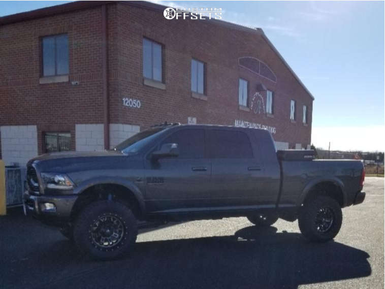 2018 Ram 2500 with 20x10 -18 Fuel Crush and 35/12.5R20 Nitto Ridge ...