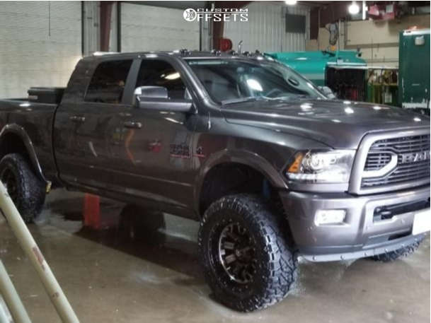 2018 Ram 2500 with 20x10 -18 Fuel Crush and 35/12.5R20 Nitto Ridge ...