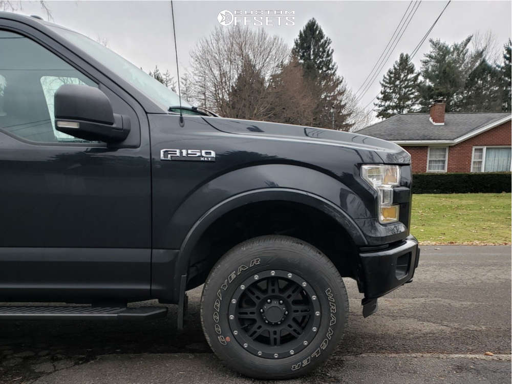 2015 Ford F-150 with 18x9 0 Pro Comp Series 31 and 265/60R18 Goodyear ...