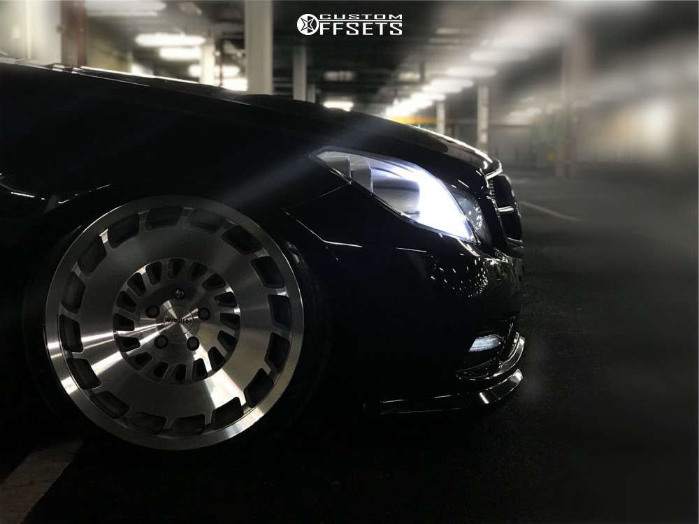 2012 Mercedes-Benz E300 with 19x8.5 35 Rotiform Ccv and 225/35R19 ...