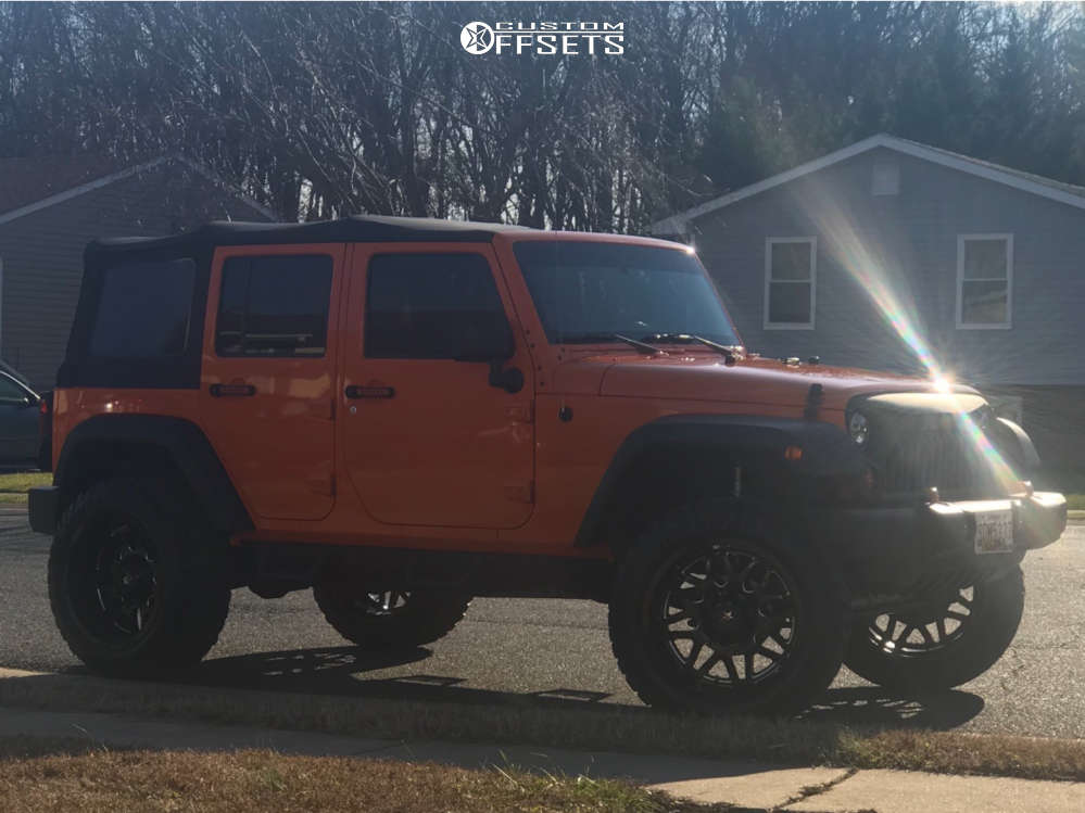 2012 Jeep Wrangler JK with 22x12 -44 RBP 73r and 35/12.5R22 Ironman All ...