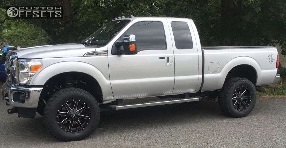 2014 Ford F-250 Super Duty with 20x9 1 Fuel Maverick D538 and 35/12 ...