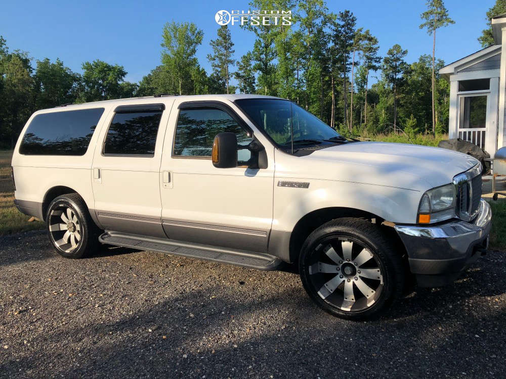 2002 Ford Excursion with 22x10 -25 Mazzi Hulk and 285/45R22 Nexen ...