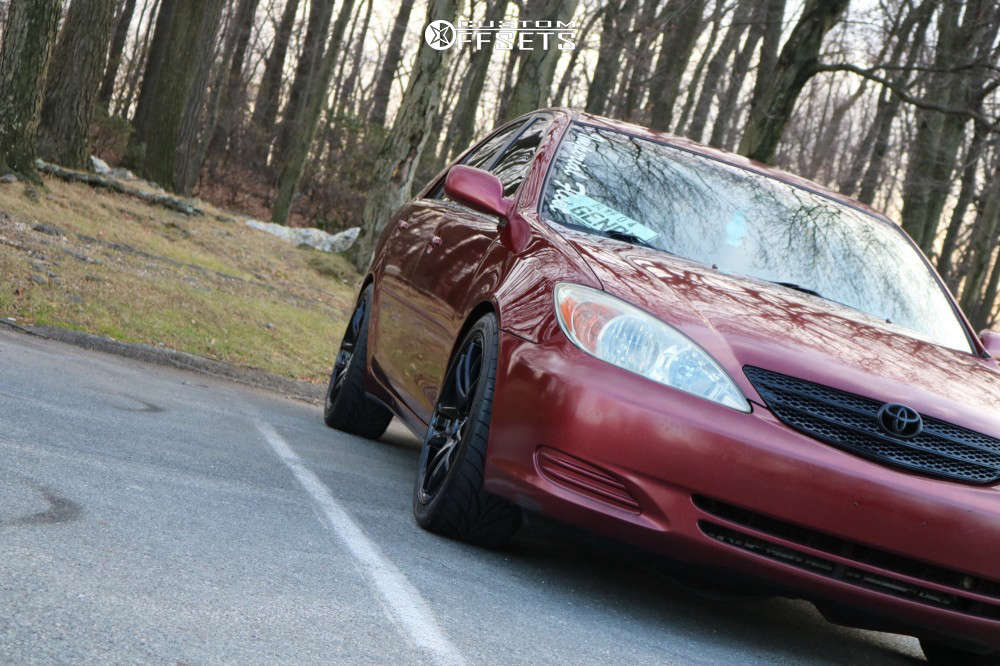 2004 Toyota Camry with 18x8.5 30 ESR Sr08 and 235/40R18 Federal SS595 ...