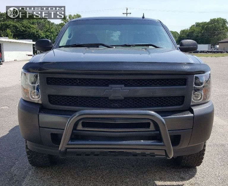 2009 Chevrolet Silverado 1500 with 18x9 12 Raceline Rampage and 285 ...