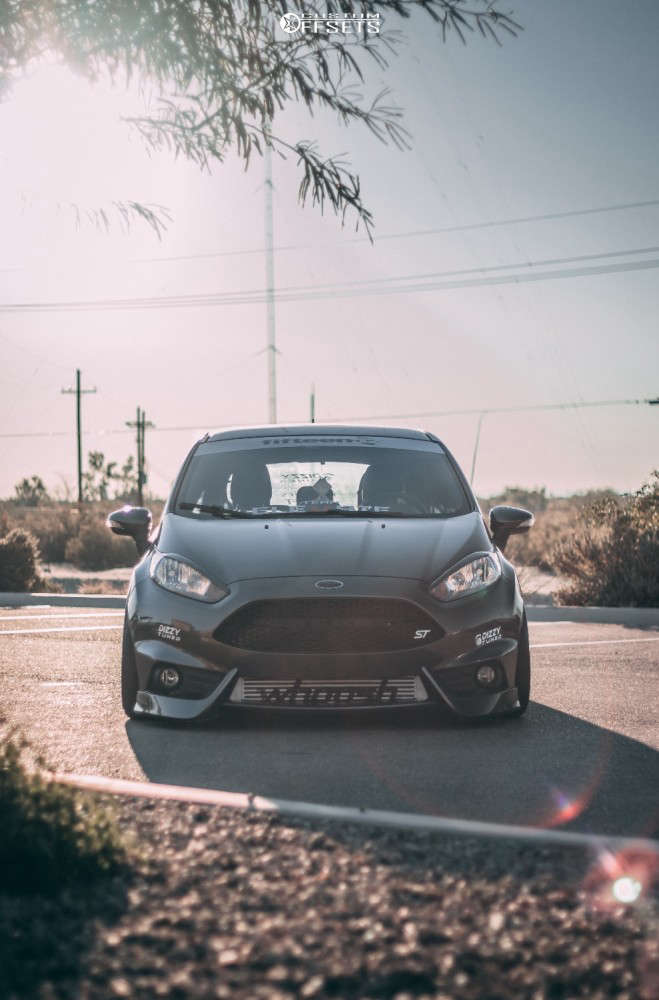 2016 Ford Fiesta with 17x8.5 27 BBS Rs and 205/40R17 Accelera Phi and ...