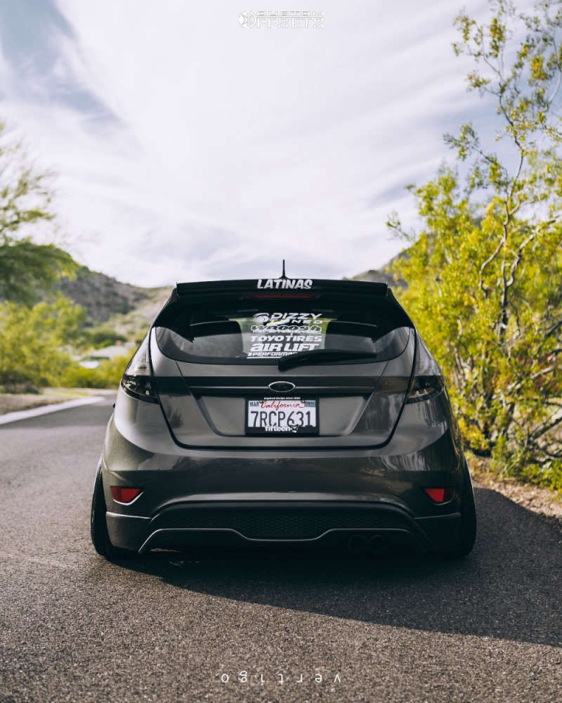2016 Ford Fiesta with 17x8.5 27 BBS Rs and 205/40R17 Accelera Phi and ...