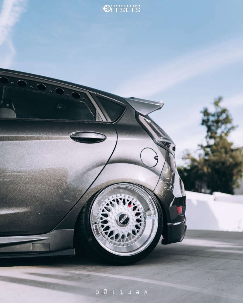 2016 Ford Fiesta with 17x8.5 27 BBS Rs and 205/40R17 Accelera Phi and ...