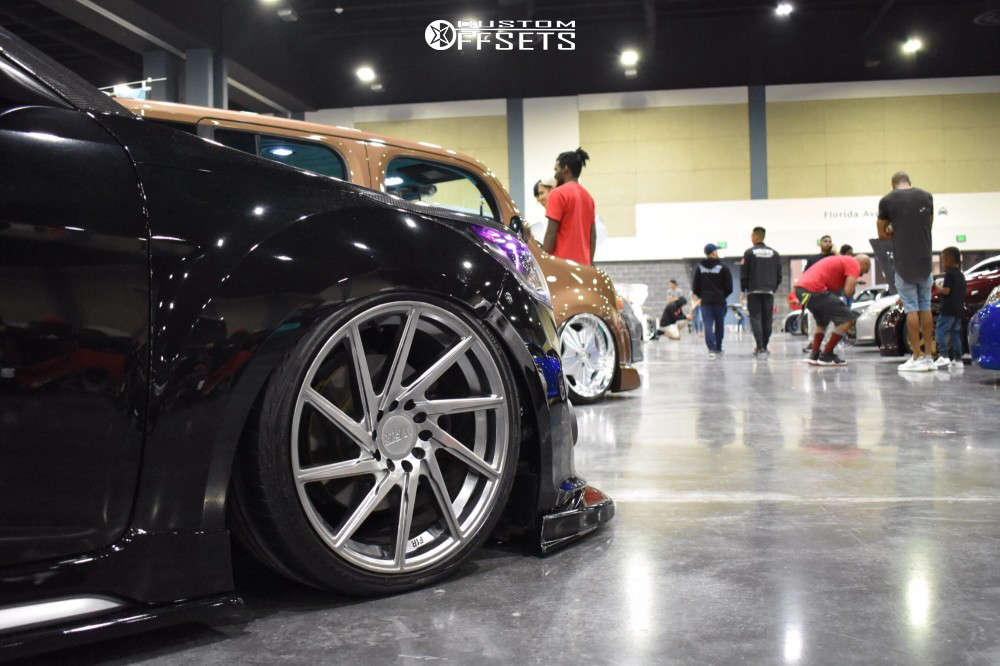 2016 Hyundai Veloster with 18x8.5 38 F1R F29 and 225/35R18 Achilles Atr ...