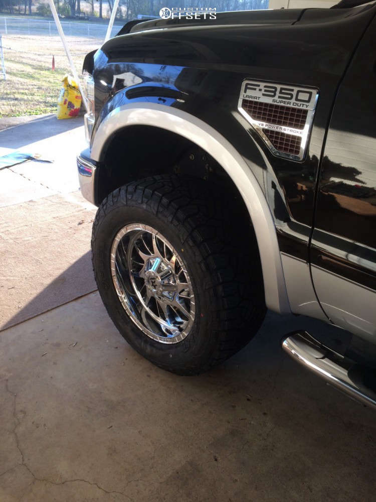 2010 Ford F-350 Super Duty with 20x10 RBP 69r and 325/60R20 Fuel ...