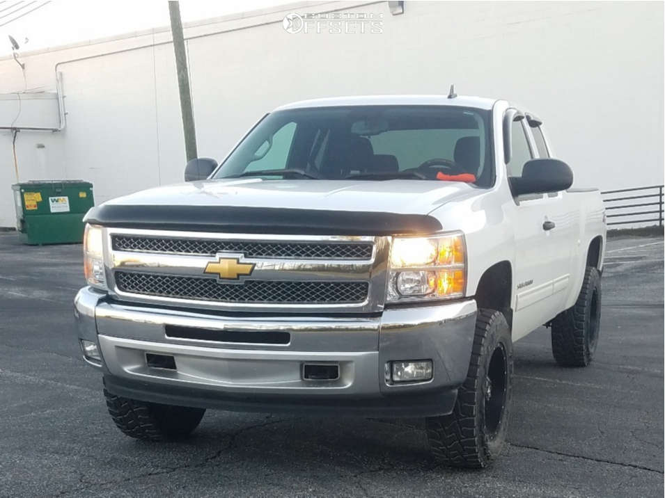 2013 Chevrolet Silverado 1500 with 18x9 -12 Dropstars 645b and 285 ...