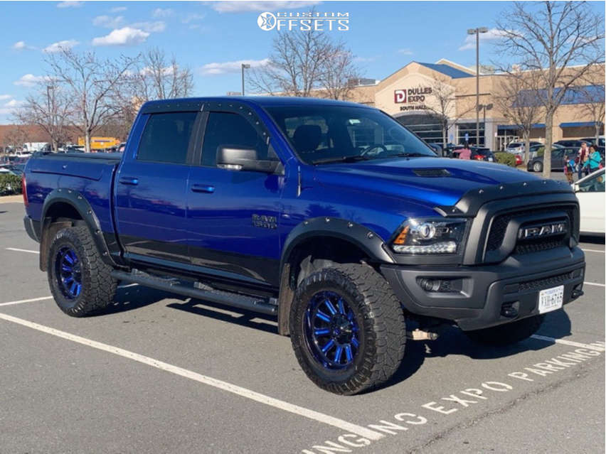 2017 Ram 1500 with 20x10 -18 Fuel Hardline and 35/12.5R20 Nitto Ridge ...