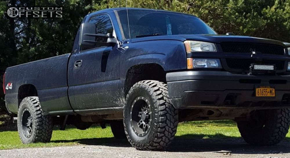 2005 Chevrolet Silverado 1500 with 17x9 -6 Pro Comp Series 31 and 295 ...