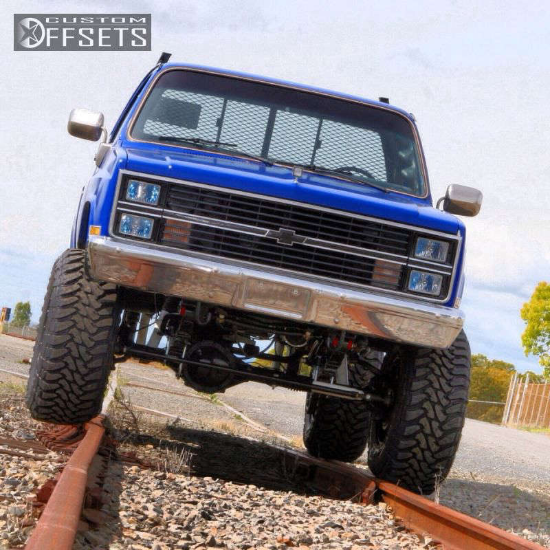 1983 Chevrolet K20 with 18x12 -44 Fuel Hostage and 37/13.5R18 Toyo ...