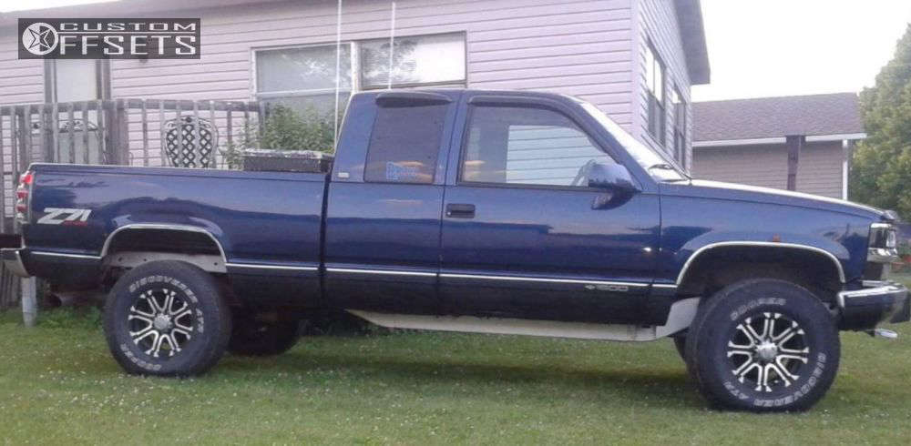 1995 Chevrolet K1500 with 16x8 10 Tuff T13 and 285/75R16 Cooper ...