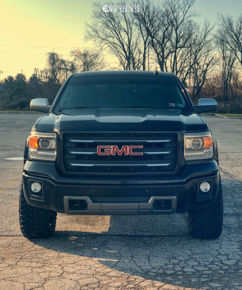 2015 GMC Sierra 1500 HD with 20x10 -19 Hostile Sprocket and 33/12.5R20 ...