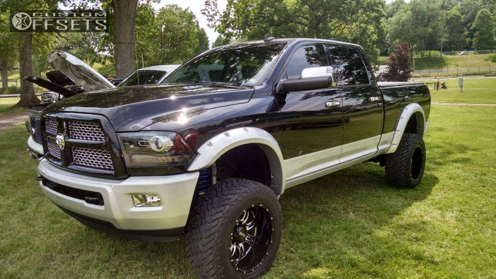 2015 Ram 2500 with 20x12 -44 Ultra Predator II and 35/13.5R20 Fuel Mud ...