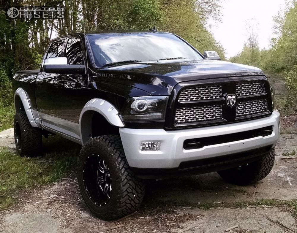 2015 Ram 2500 with 20x12 -44 Ultra Predator II and 35/13.5R20 Fuel Mud ...