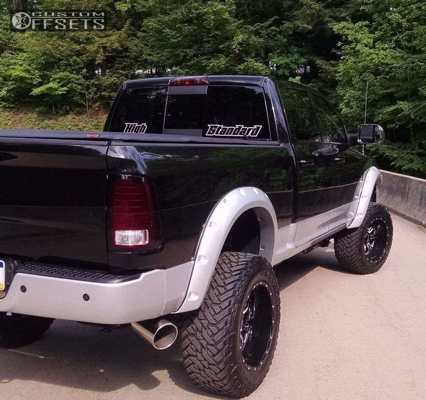 2015 Ram 2500 with 20x12 -44 Ultra Predator II and 35/13.5R20 Fuel Mud ...