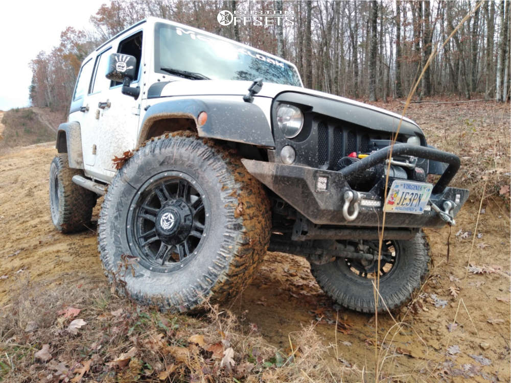 2015 Jeep Wrangler JK with 17x9 0 Anthem Off-Road Instigator and 35/12 ...