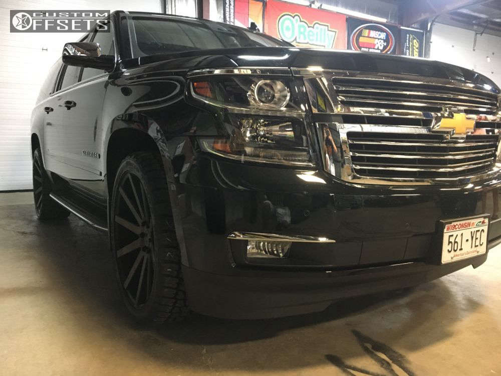 2016 Chevrolet Suburban with 24x10 30 DUB Shot Calla and 305/35R24 ...