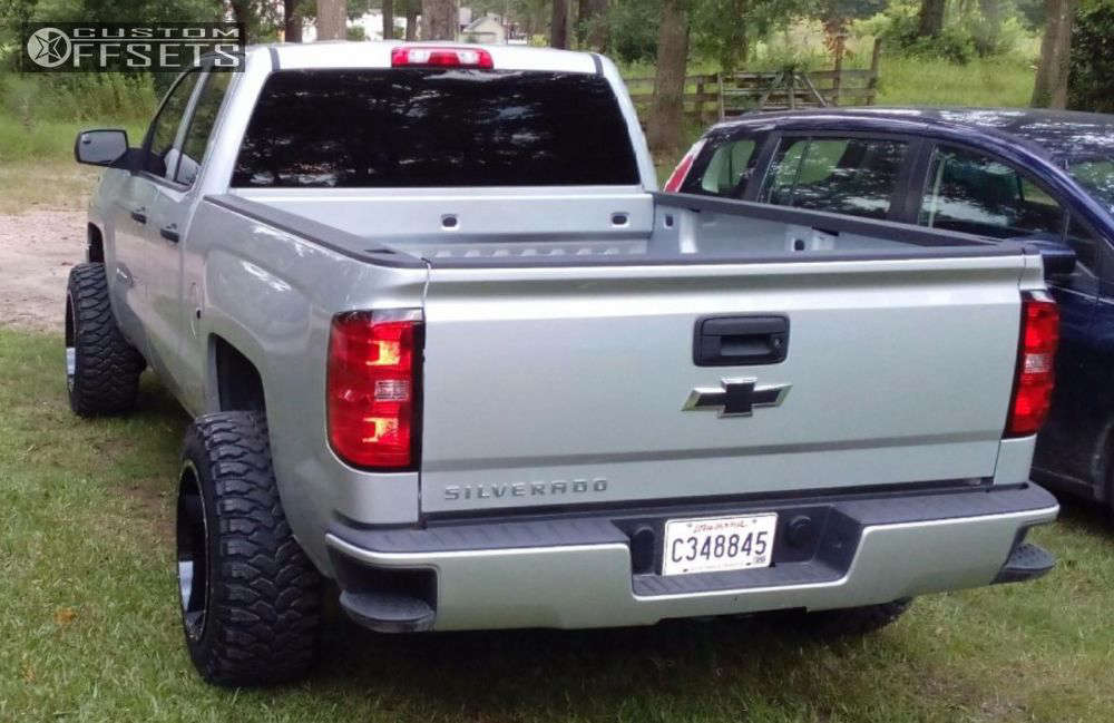 2016 Chevrolet Silverado 1500 with 20x12 -51 Vision Rage and 33/12.5R20 ...
