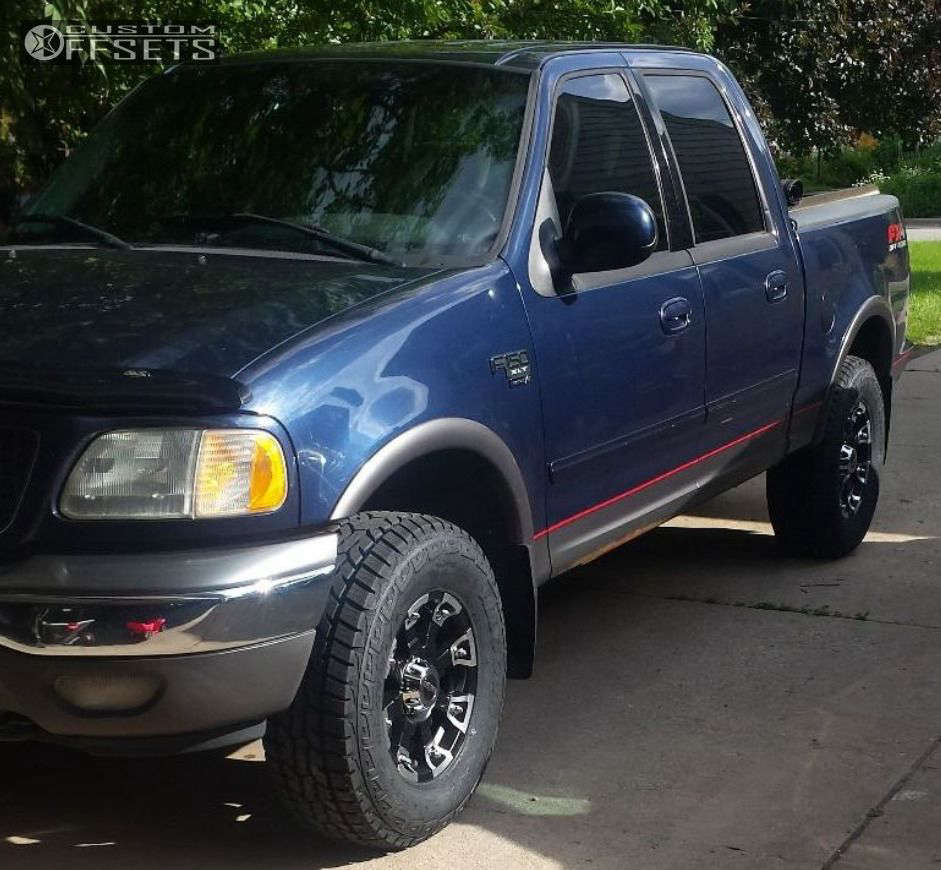 2002 Ford F-150 with 17x8 10 Vision Brutal and 285/70R17 Hercules Terra ...