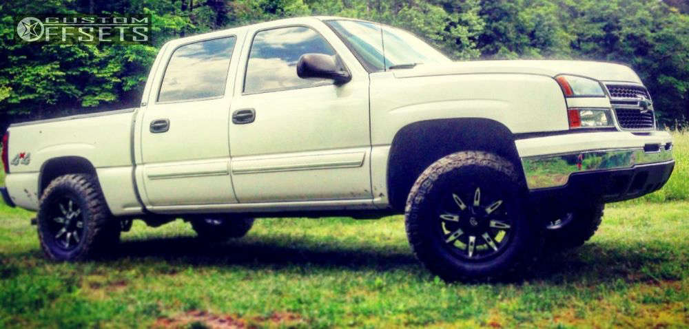 2006 Chevrolet Silverado 1500 with 17x9 -12 Vision Manic and 33/12.5R17 ...