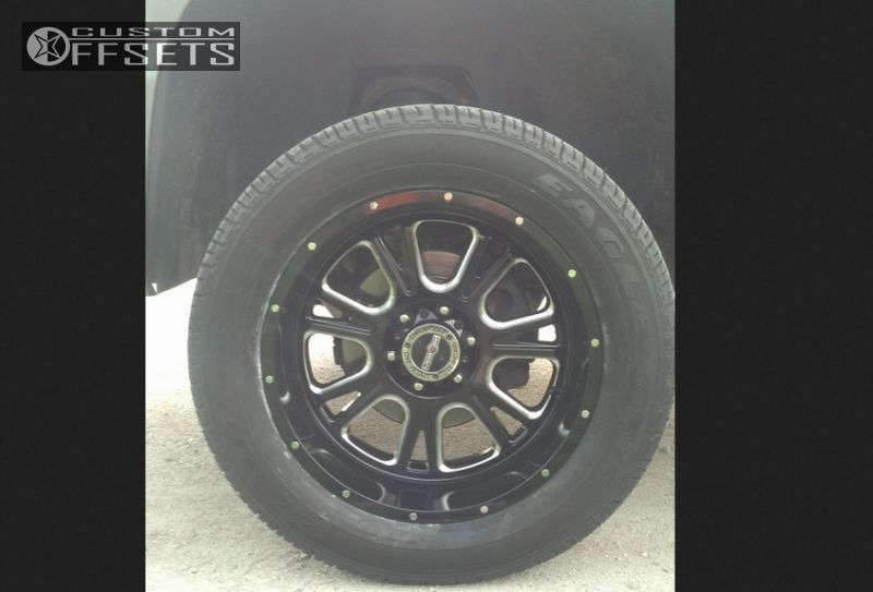 2008 Chevrolet Silverado 1500 with 20x10 -25 Vision Fury and 32/12.5R20 ...