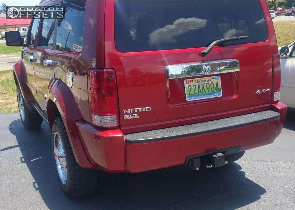 2007 Dodge Nitro with 17x9 1 Fuel Hostage and 235/65R17 Atturo Trail Blade Xt and Suspension ...