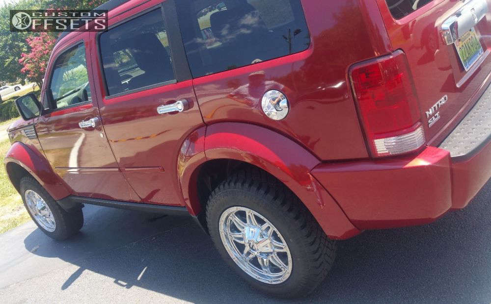 2007 Dodge Nitro with 17x9 1 Fuel Hostage and 235/65R17 Atturo Trail ...