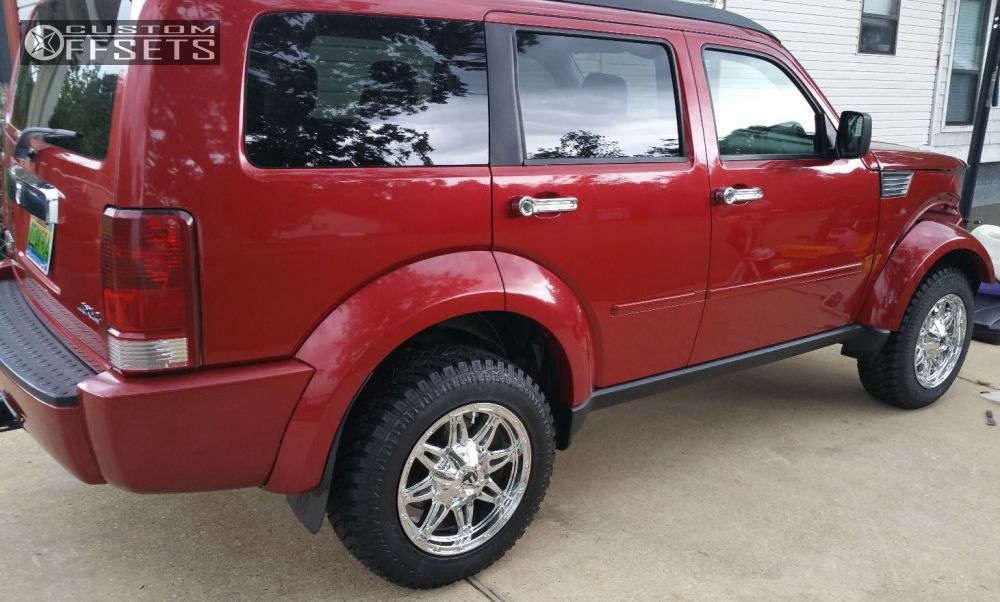 2007 Dodge Nitro with 17x9 1 Fuel Hostage and 235/65R17 Atturo Trail ...