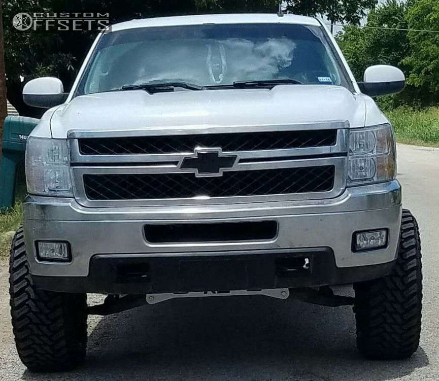 2011 Chevrolet Silverado 1500 with 22x12 -44 Scorpion SC16 and 35/12 ...