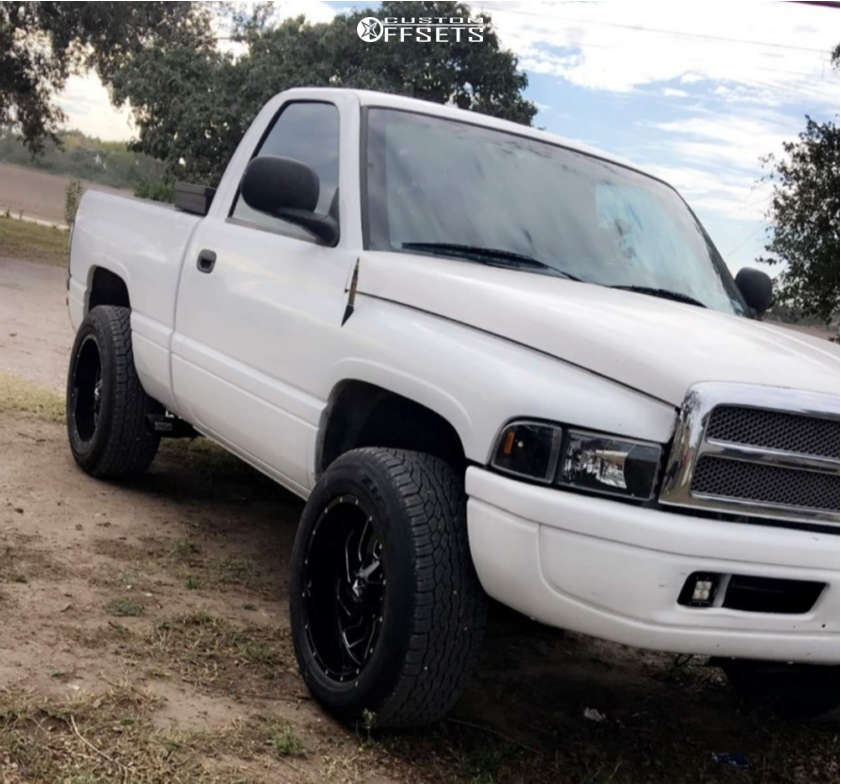 2001 Dodge Ram 1500 with 20x10 -24 DFD Unknown and 275/60R20 Falken ...
