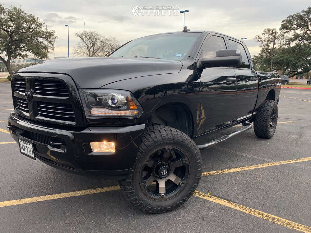 2014 Ram 2500 with 20x10 -18 Fuel Beast and 35/12.5R20 Nitto Ridge ...